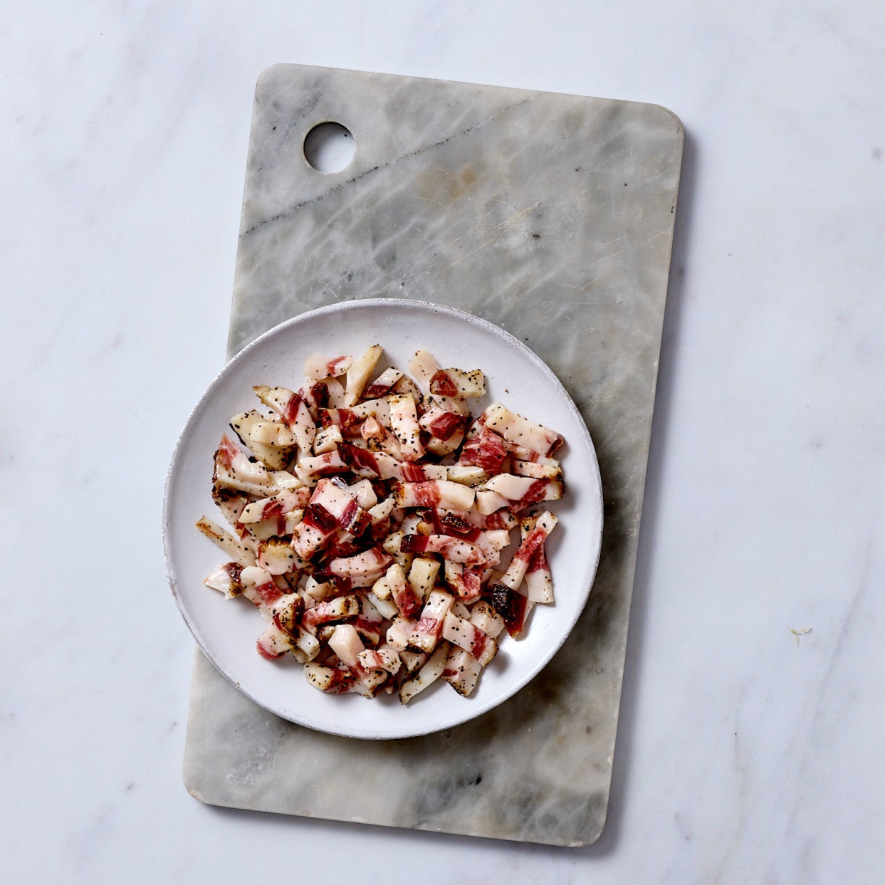 Guanciale - Chopped – Grappelli Deli